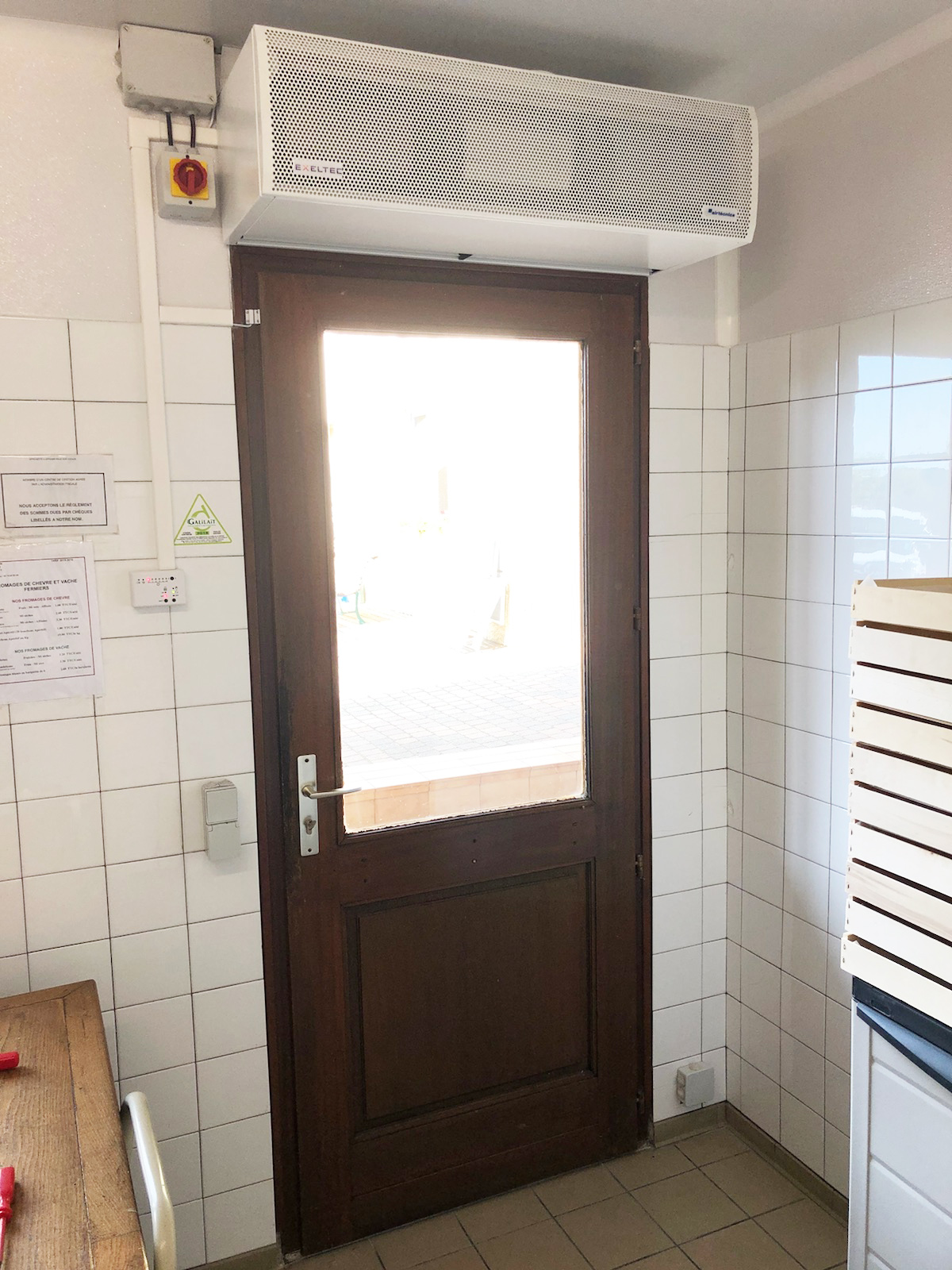 Insect control air curtain Fly K | Air curtain against insects