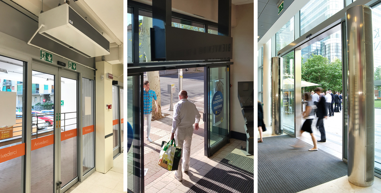 Integration of Air Curtains and Automatic Doors in Buildings ...